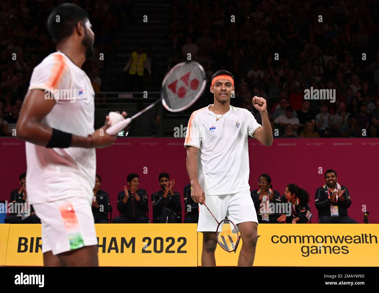 India's Satwik Sairaj Rankireddy, left, and Chandrashekhar Shetty ...