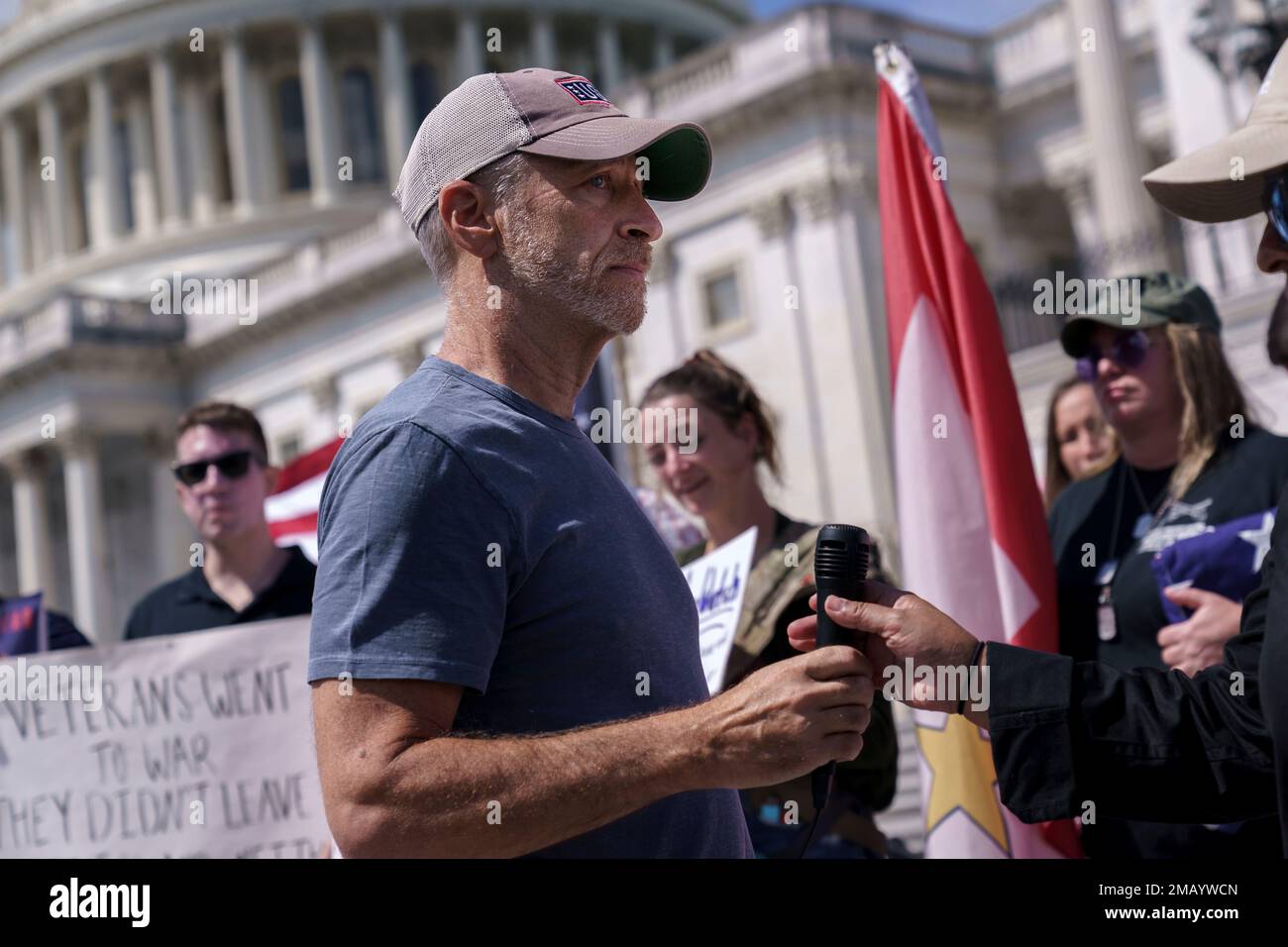 Veterans, military family members and advocates are joined by activist ...