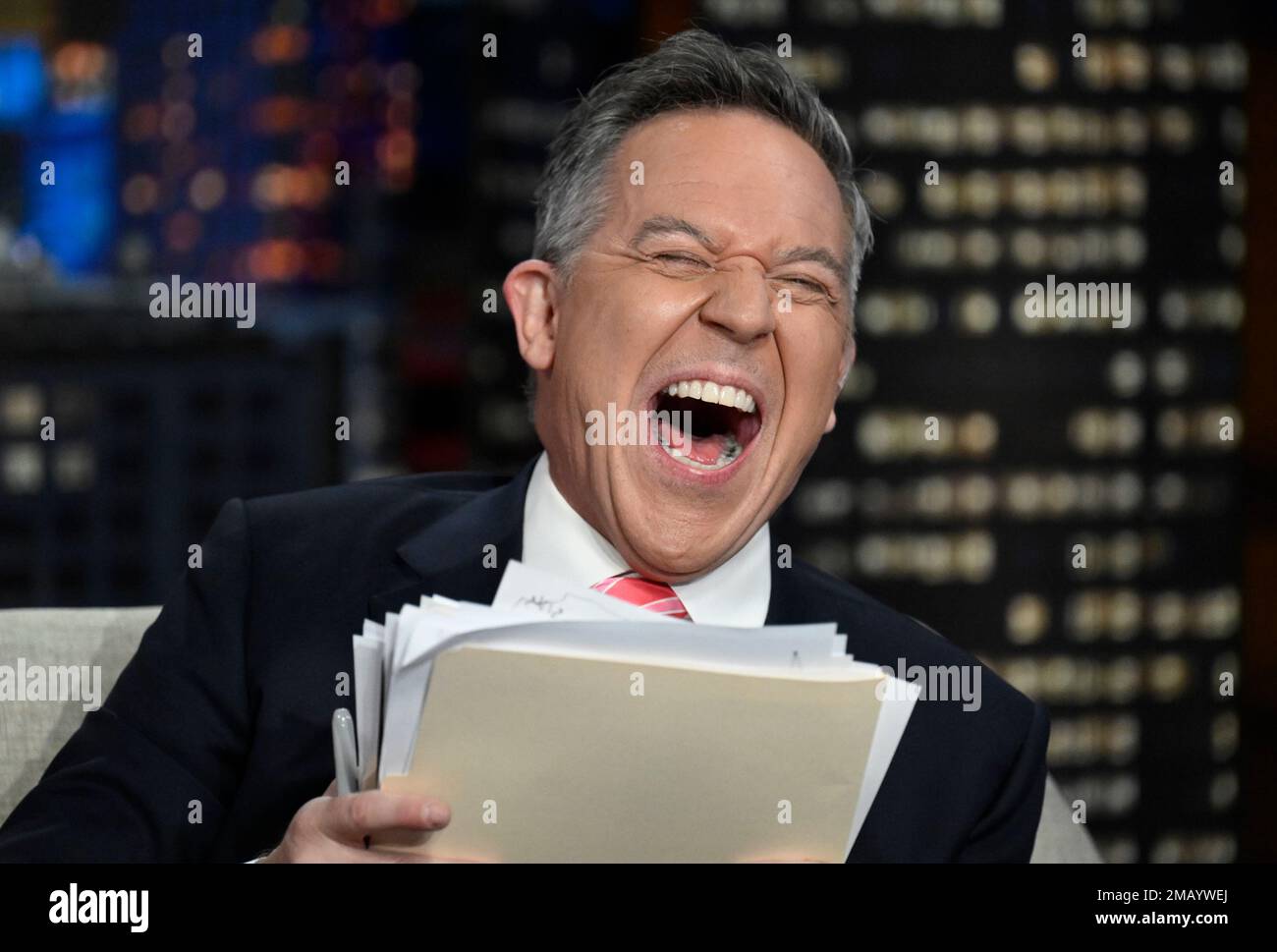 Television host Greg Gutfeld appears on FOX News Channel's late-night ...