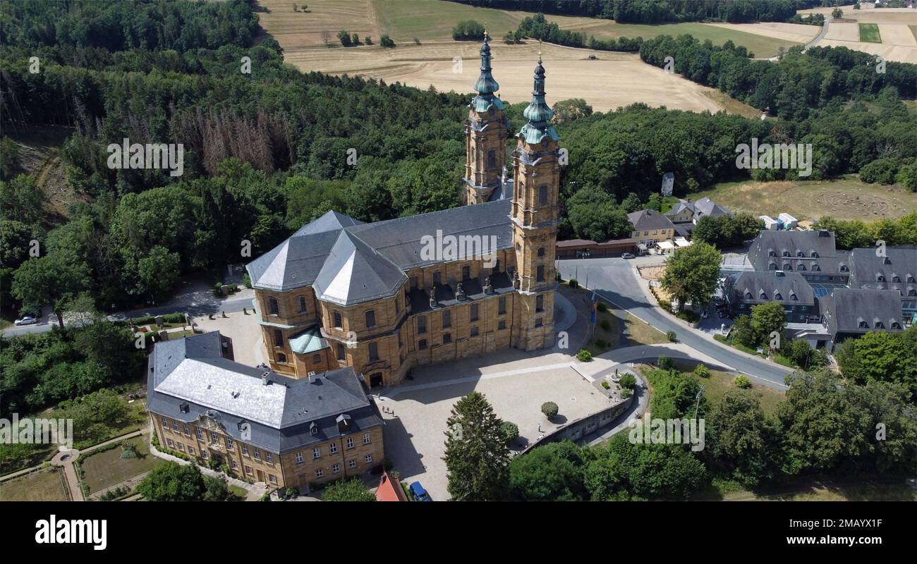 Exterior view of the Vierzehnheiligen pilgrimage church (Basilica of ...