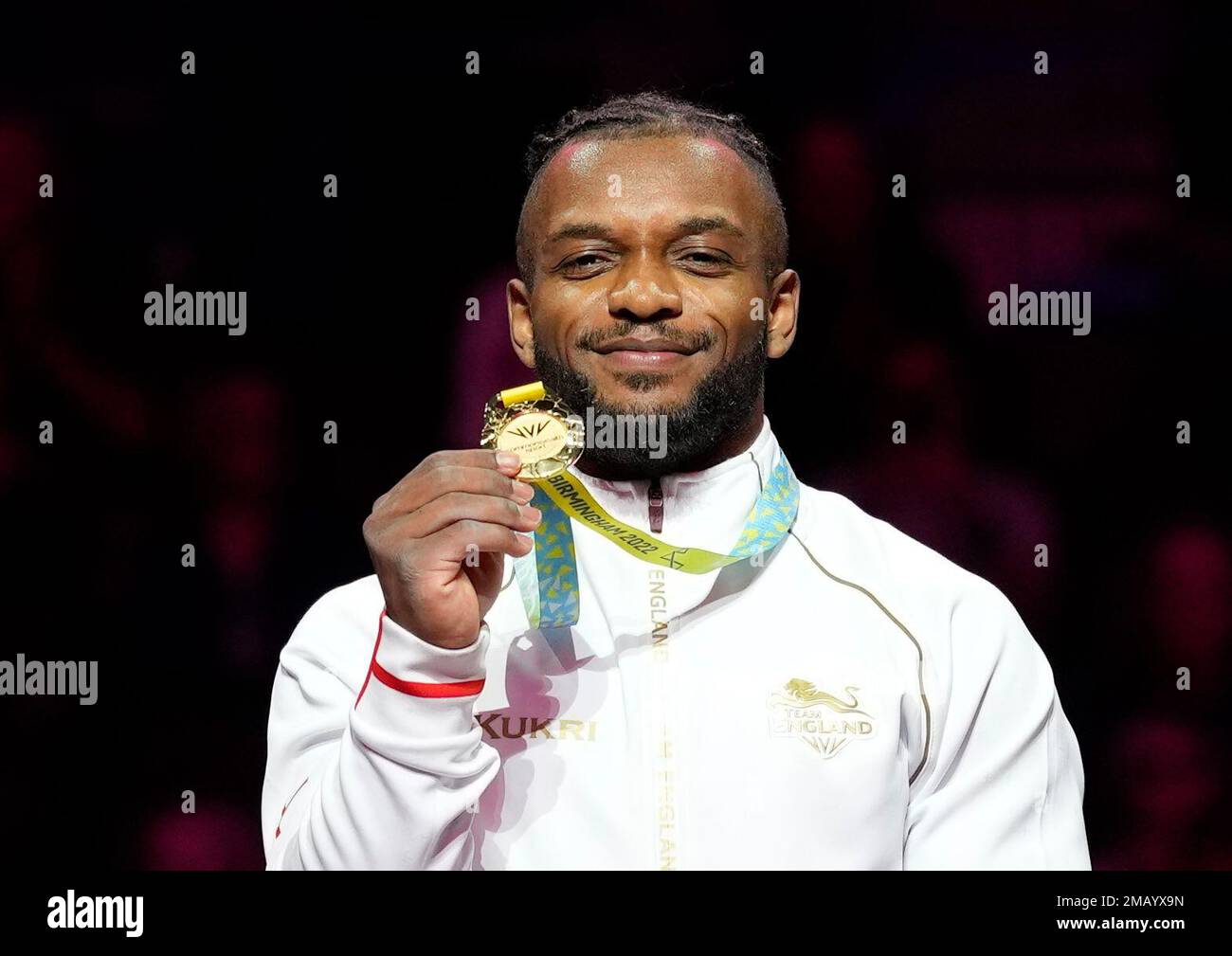 Courtney Tulloch of Team England celebrates after wining Gold medal in ...