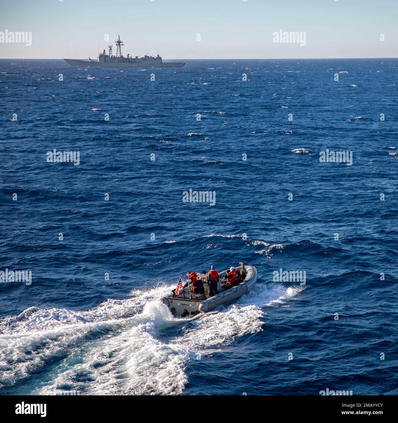 Santa maria class spanish frigate santa maria f81 hi-res stock ...