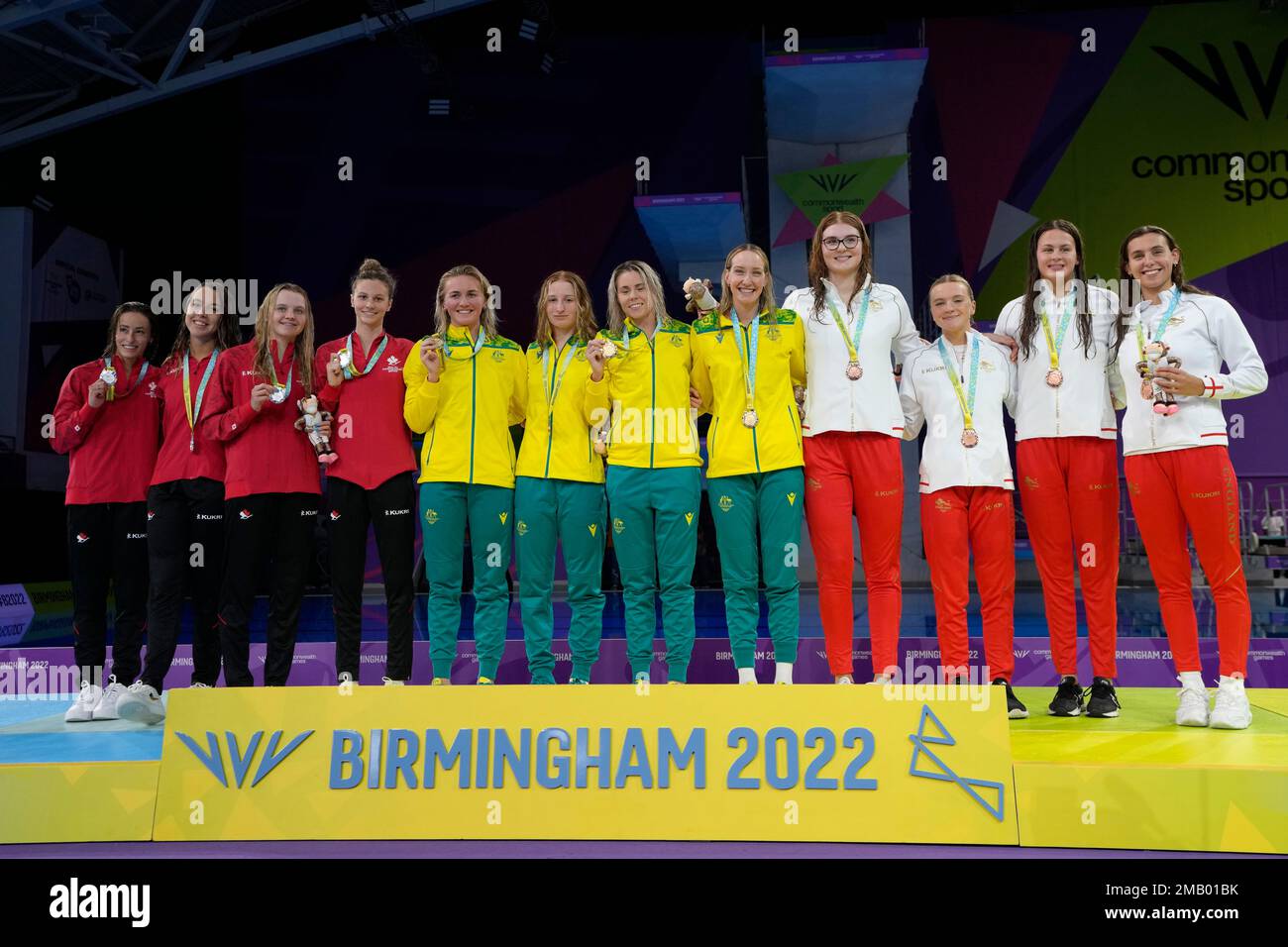The Australian Winning Women s 4 X 200m Freestyle Relay Team Pose With the-australian-winning-women-s-4-x-200m-freestyle-relay-team-pose-with