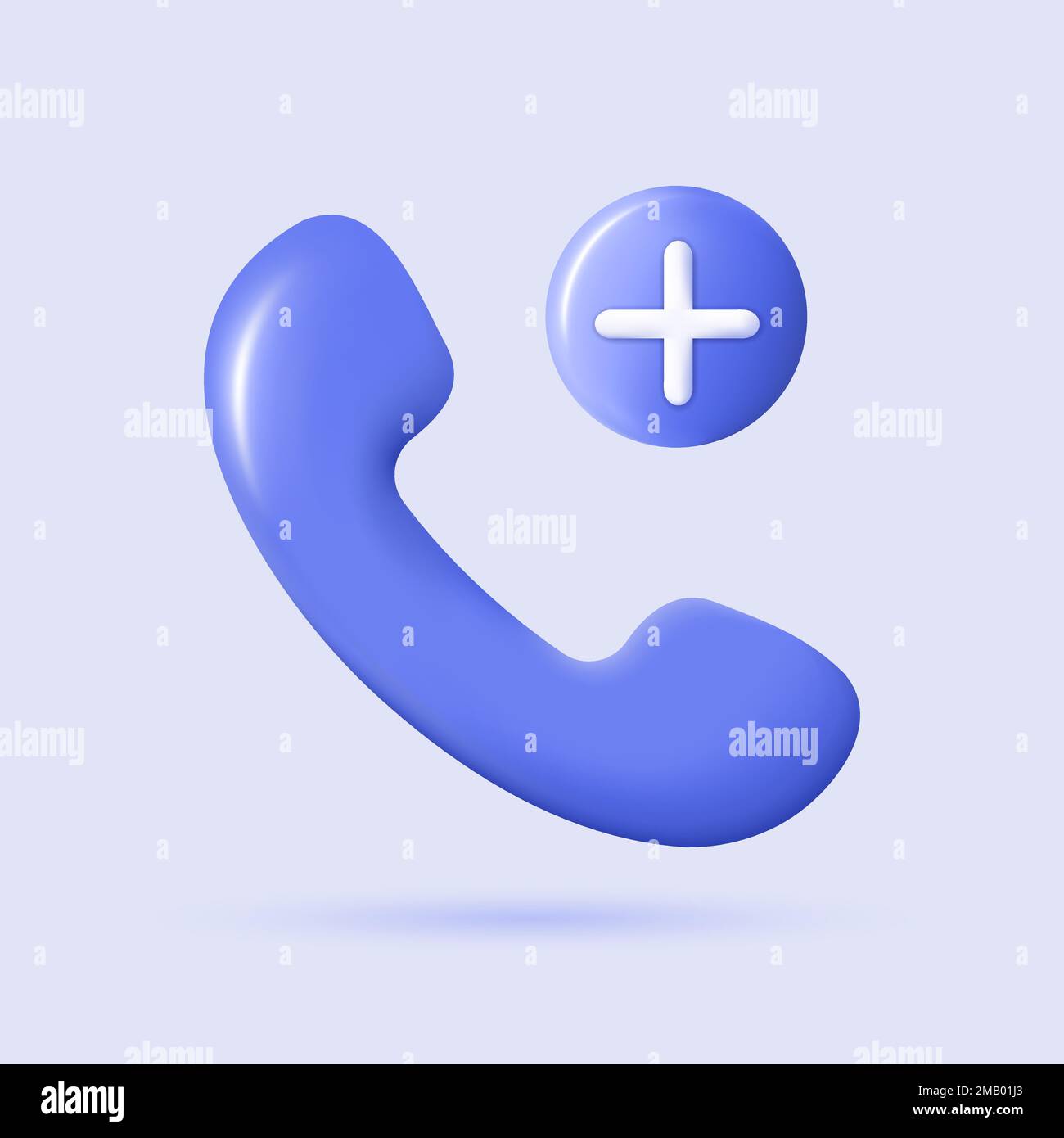 3d medical call phone icon. First aid concept. Realistic medical logo ...