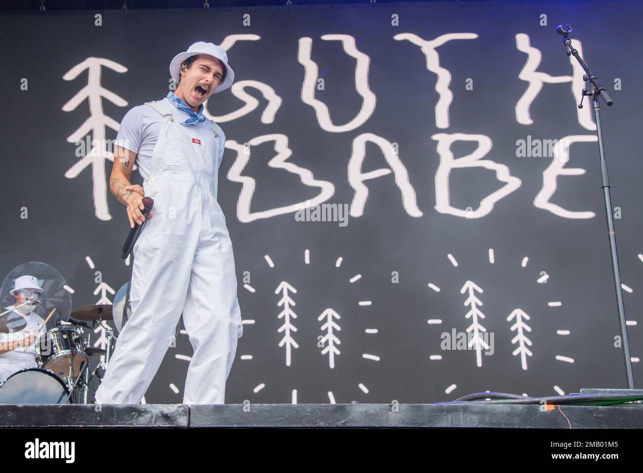Goth Babe performs on day four of the Lollapalooza Music Festival on ...