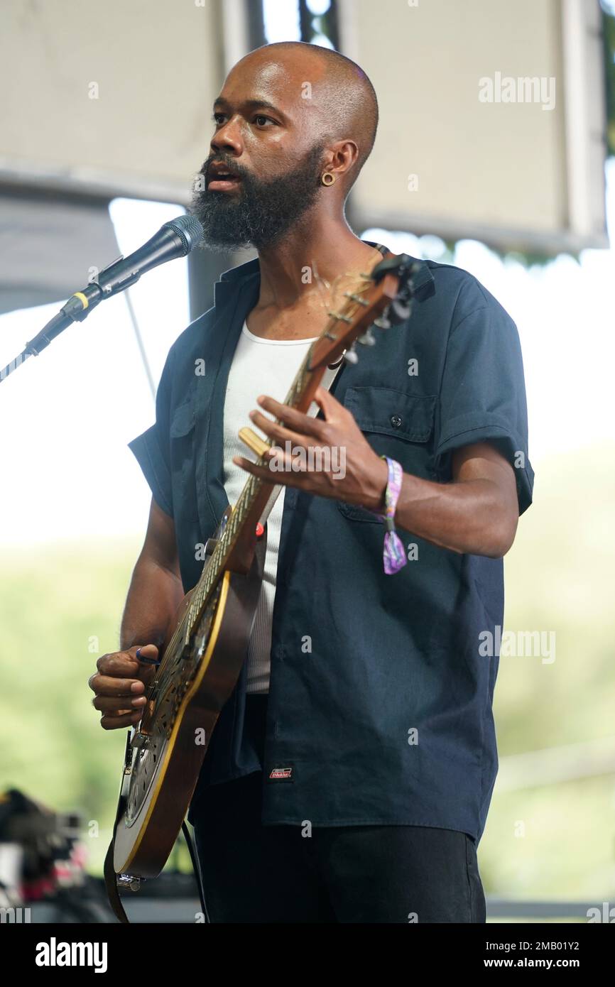 Buffalo Nichols performs on day four of the Lollapalooza Music Festival ...