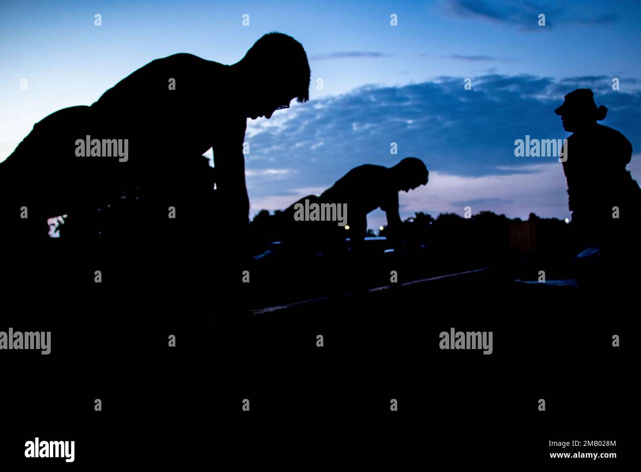 Army ROTC Cadets perform push-ups for the Army Combat Fitness Test ...