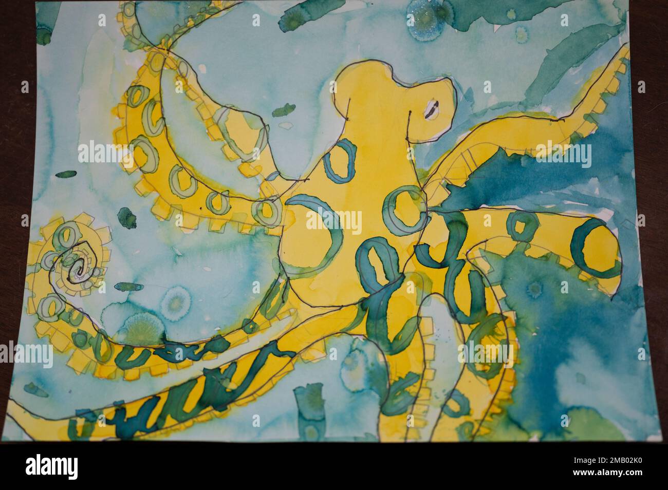 Blue ringed octopus art hi-res stock photography and images - Alamy