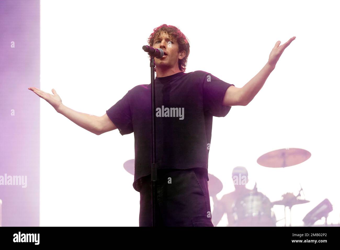 Brendan Yates of Turnstile performs on day three of the Lollapalooza ...