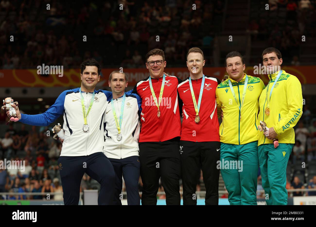James Ball of Team Wales with pilot Matthew Rotterham, center, Neil ...