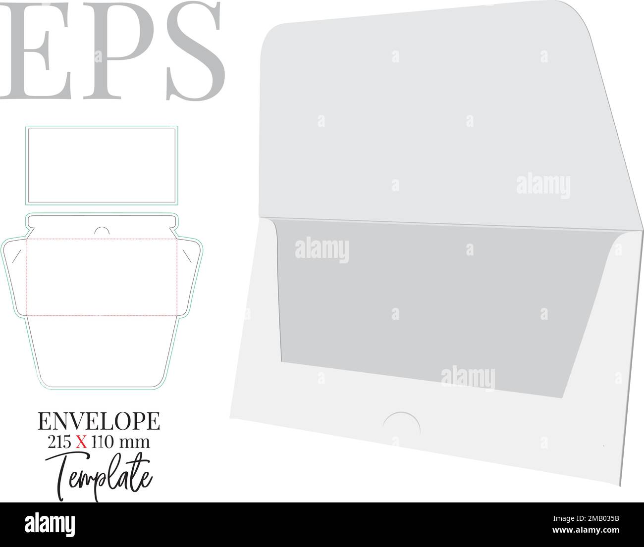 Envelope Design Template Blank
