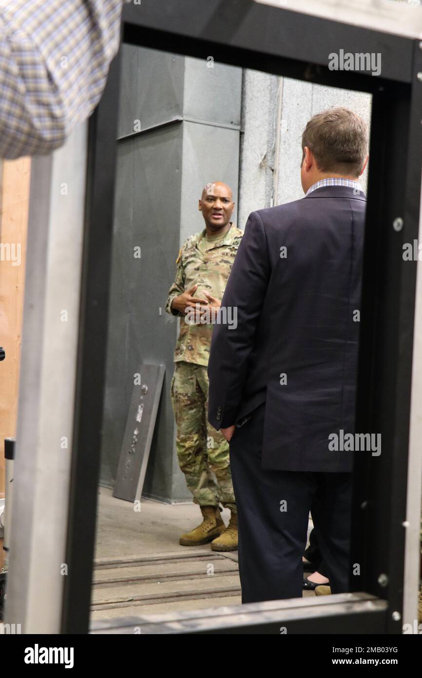 Col. Timothy E. Matthews, commander, U.S. Army Aberdeen Test Center ...