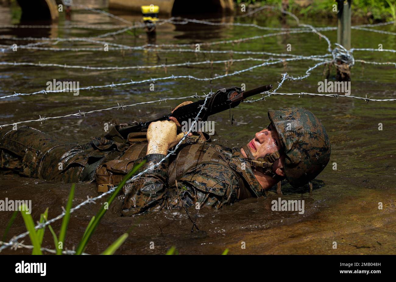 U.S. Marine Corps Lance Cpl. Anson Warren, serving as a tactics ...