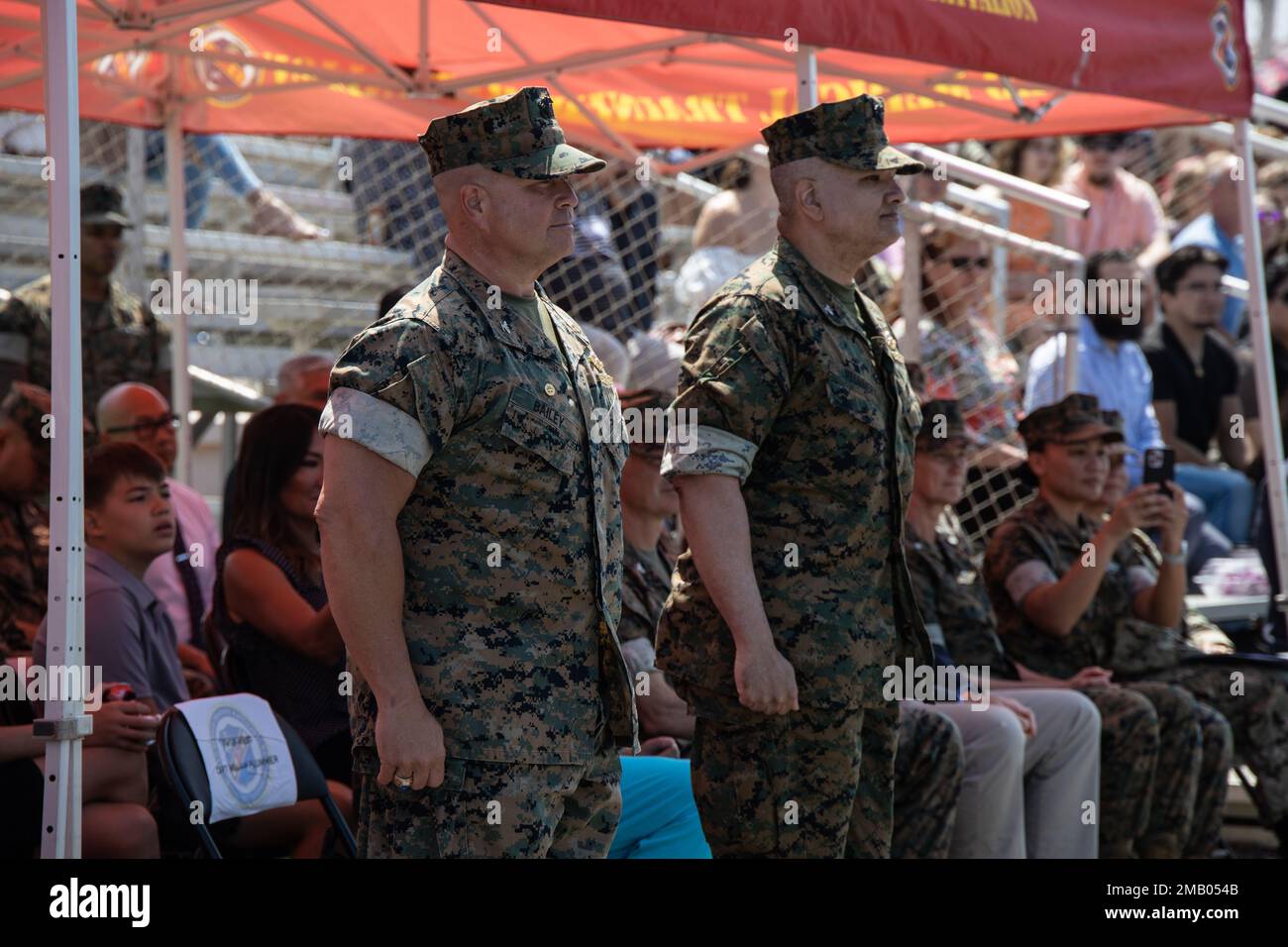 U.S. Navy Capt. Jerry Bailey, the outgoing commanding officer of Field ...