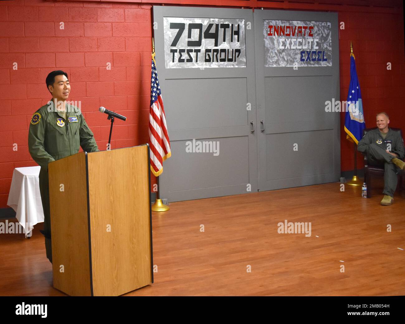 Lt. Col. Brian Davis, the new commander of the 746th Test Squadron ...