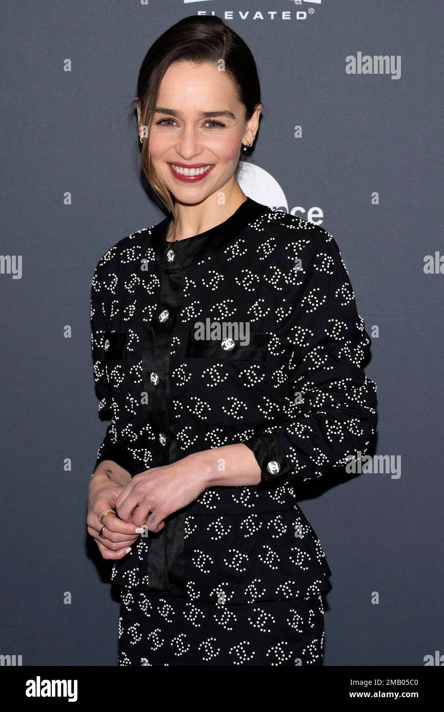 Emilia Clarke attends the premiere of "The Pod Generation" at the ...