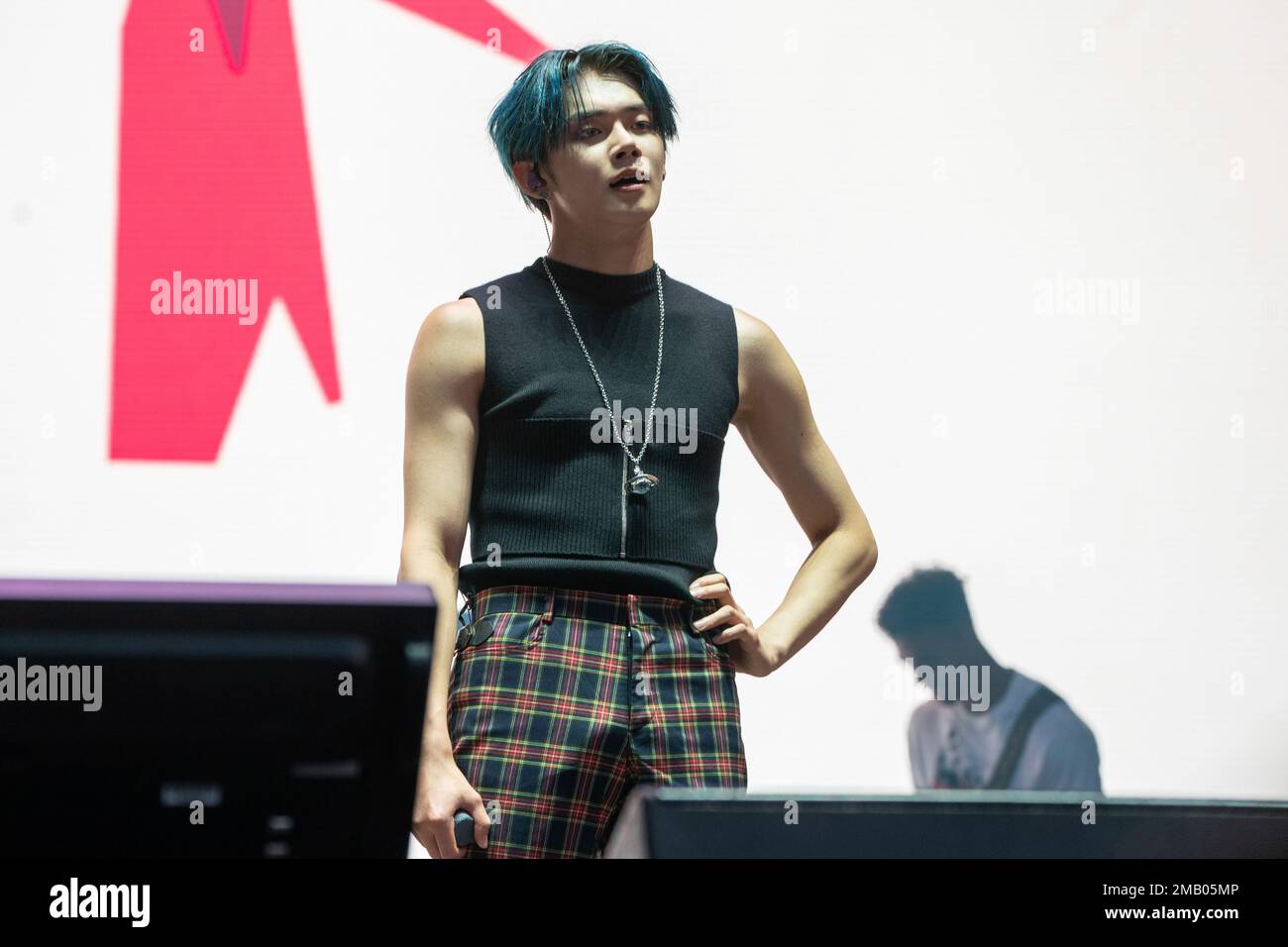 Yeonjun of TOMORROW X TOGETHER performs on day three of the ...
