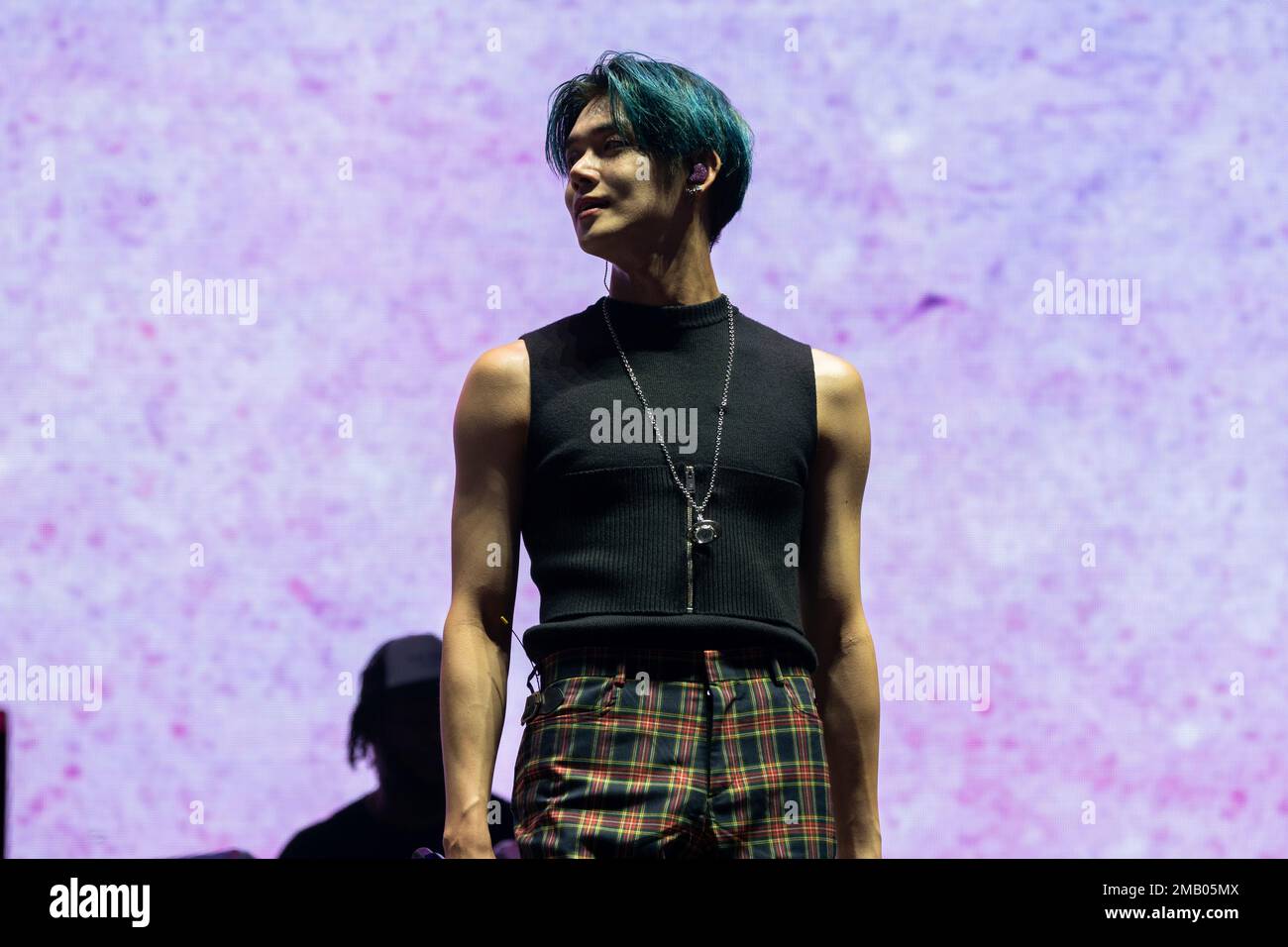 Yeonjun of TOMORROW X TOGETHER performs on day three of the ...