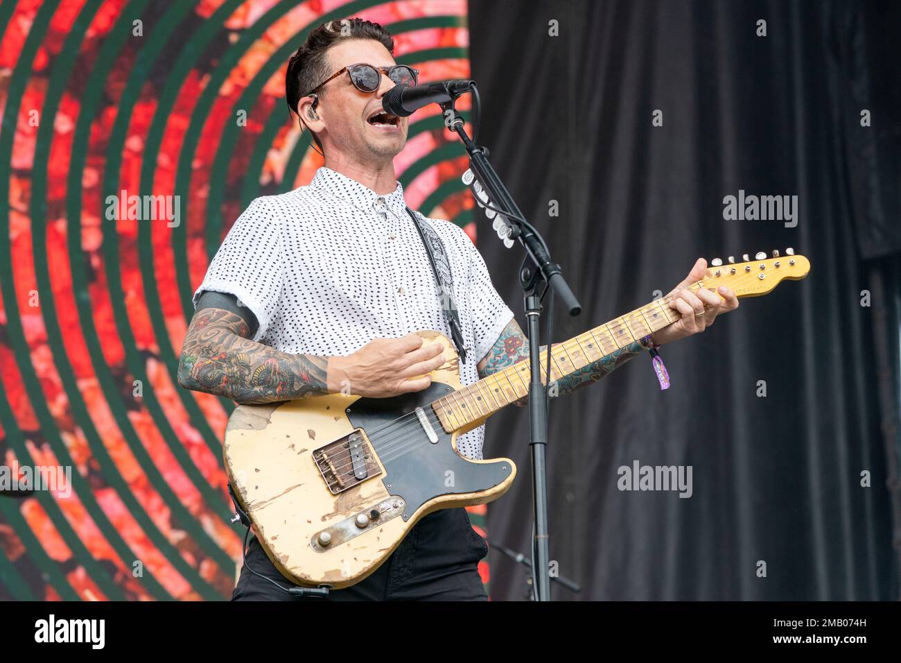 Chris Carrabba of Dashboard Confessional performs on day three of the ...