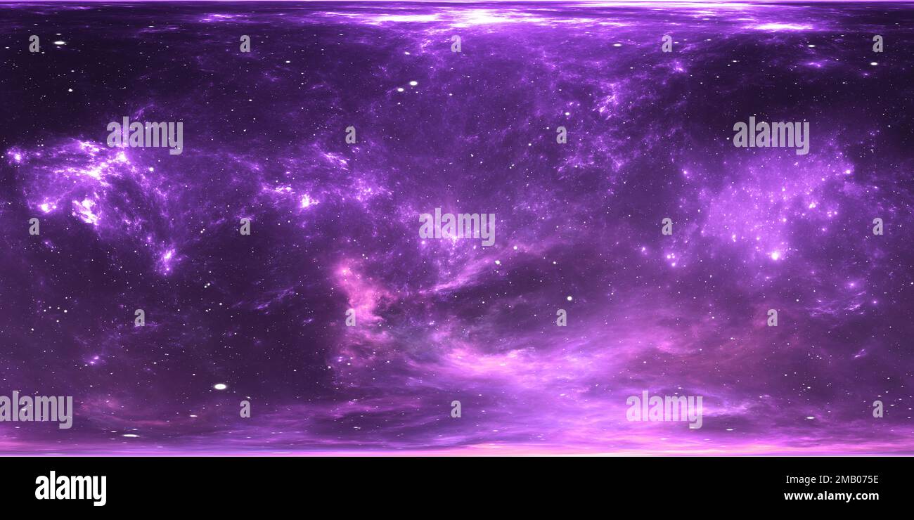 Space nebula with stars. Virtual reality environment 360 HDRI map ...