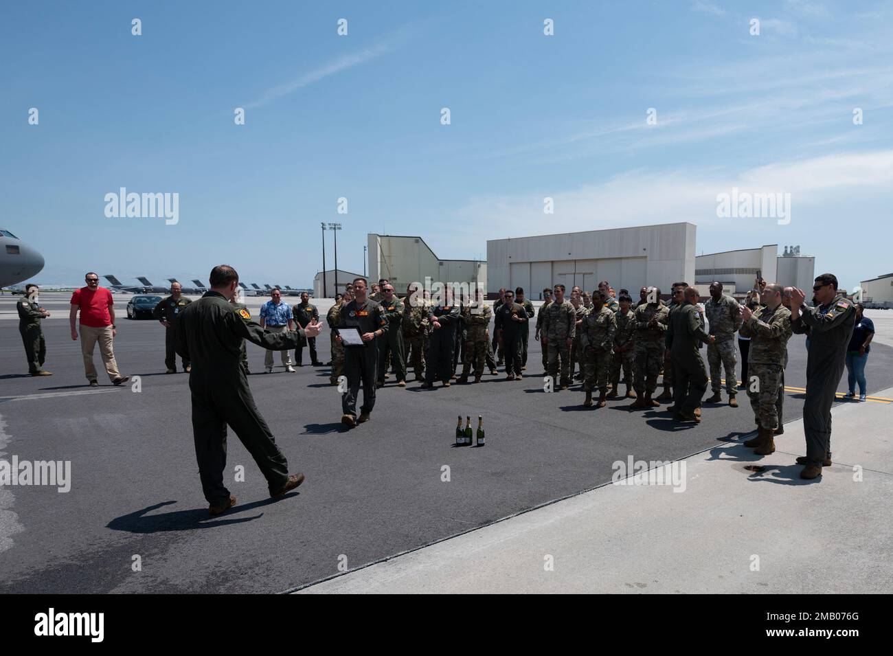 U.S. Air Force Lt. Col. James Long, commander of the 16th Airlift ...