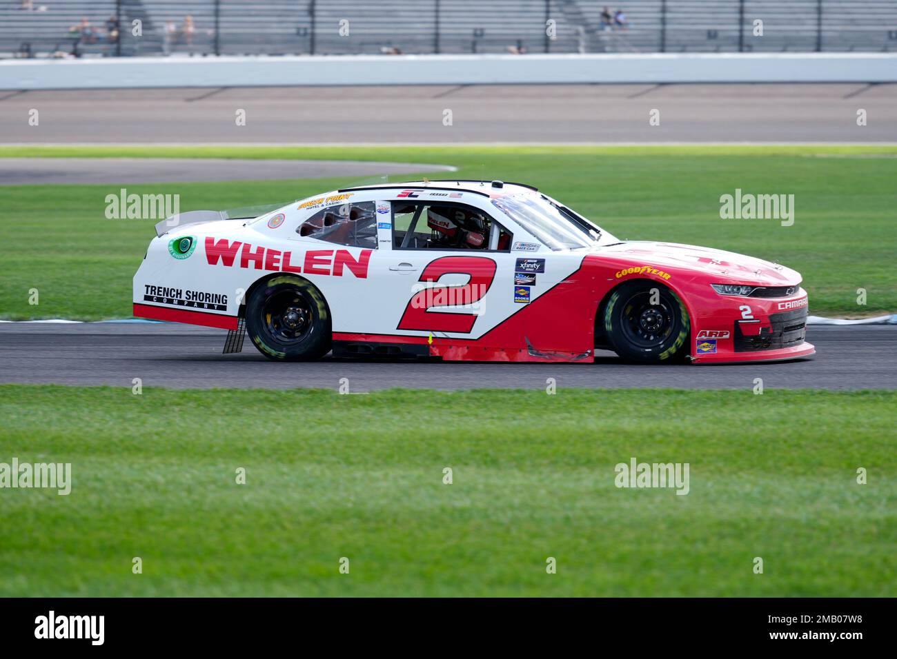 Sheldon Creed (2) drives during the running of a NASCAR Xfinity Series ...
