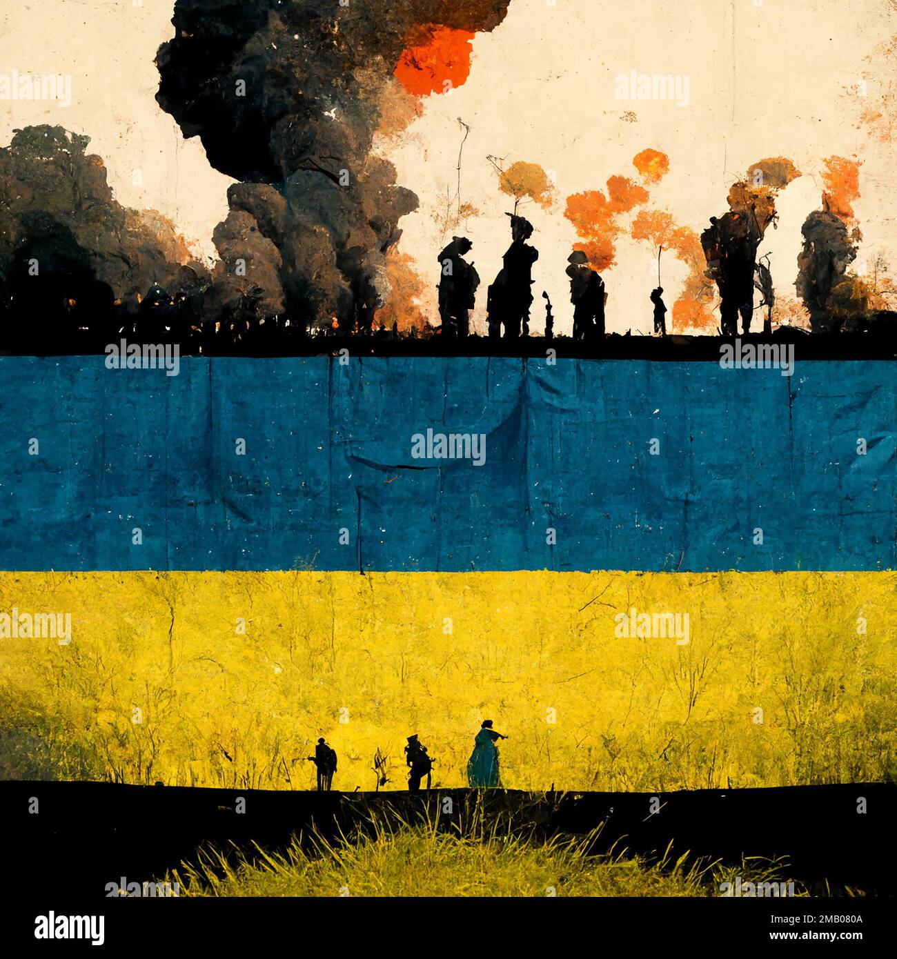 War ukraine illustration hi-res stock photography and images - Alamy