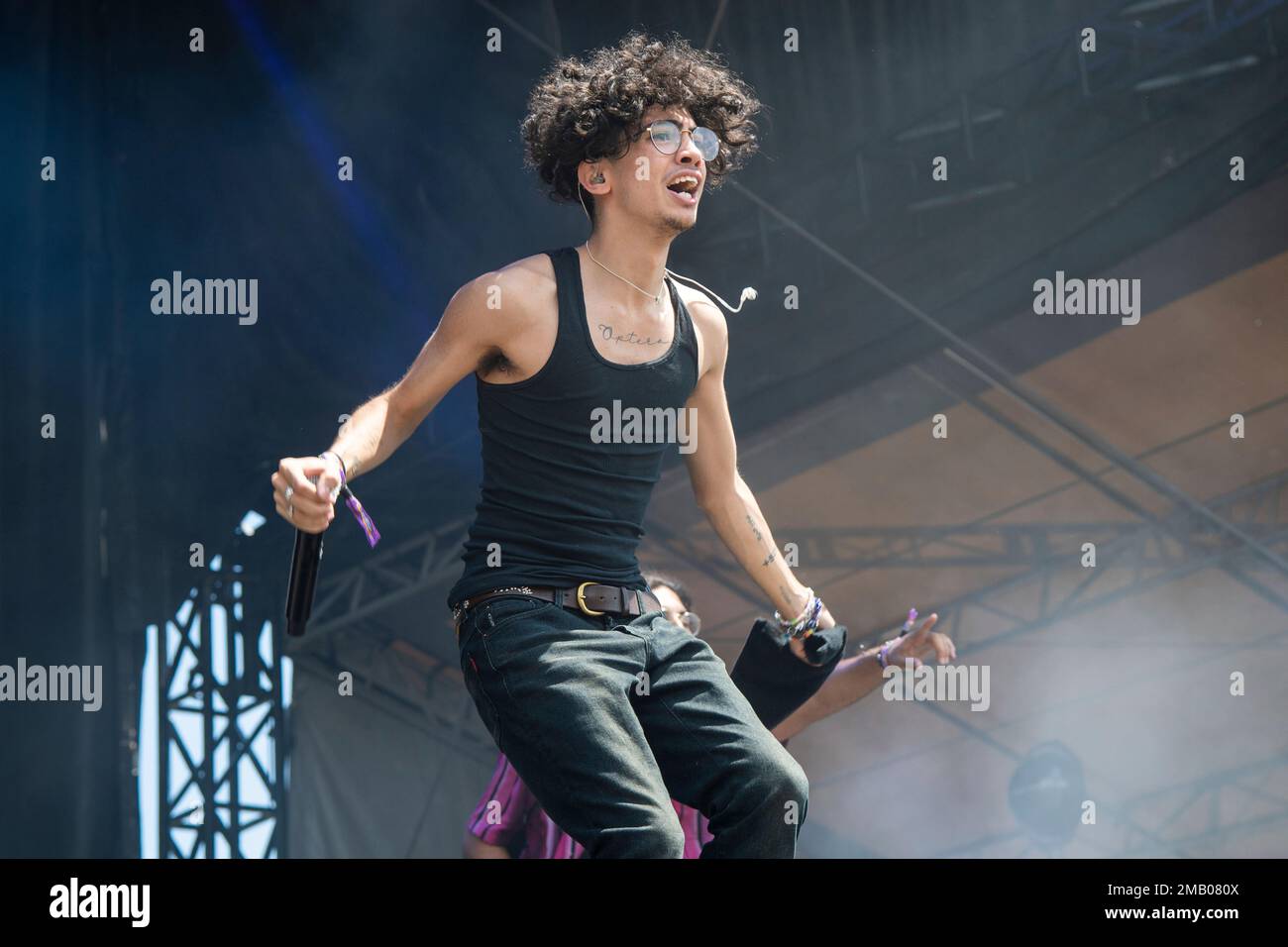 Ericdoa performs on day three of the Lollapalooza Music Festival on ...