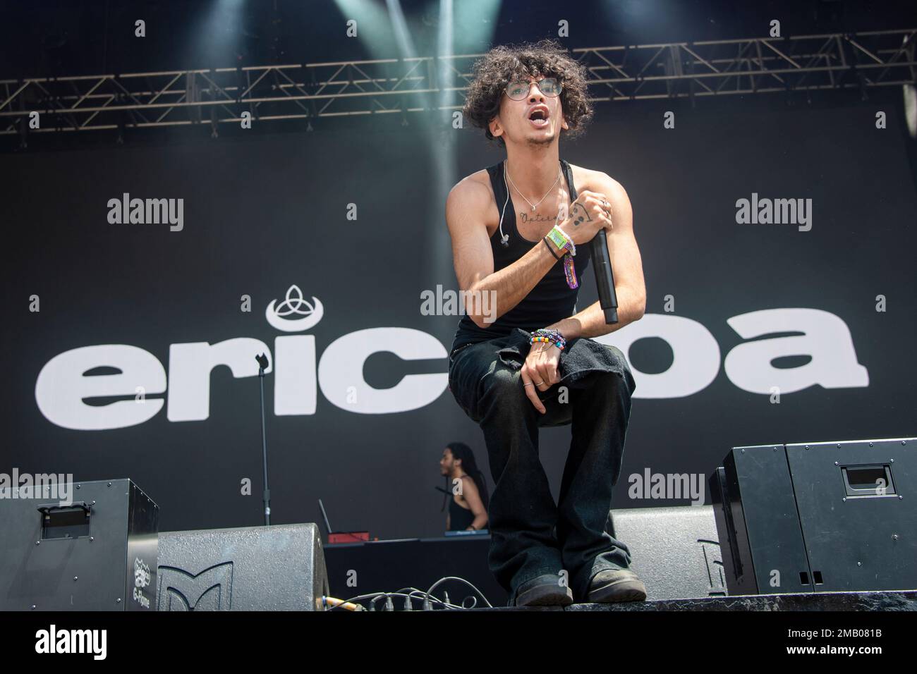 Ericdoa performs on day three of the Lollapalooza Music Festival on ...