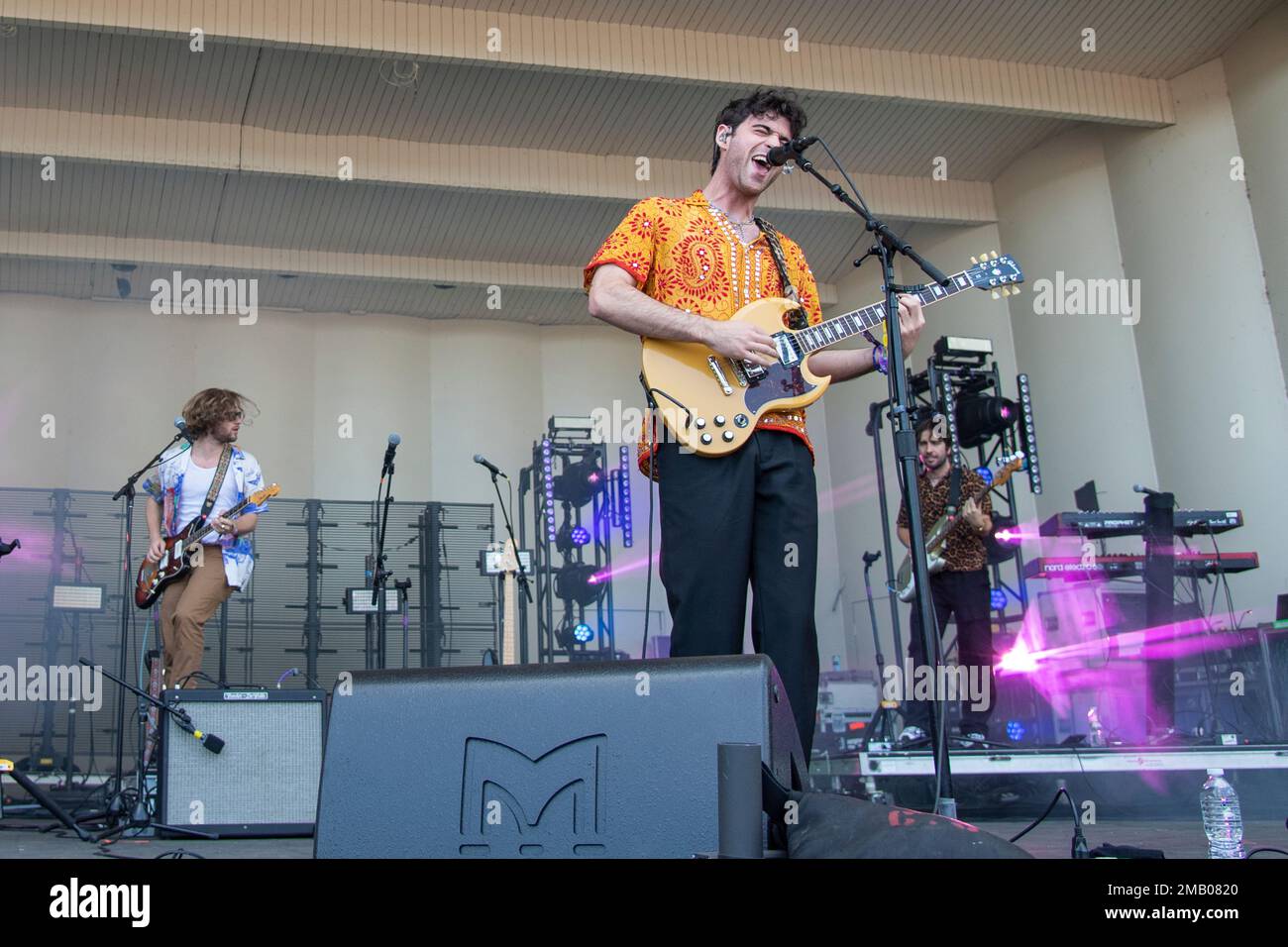 Alexander 23 performs on day three of the Lollapalooza Music Festival ...