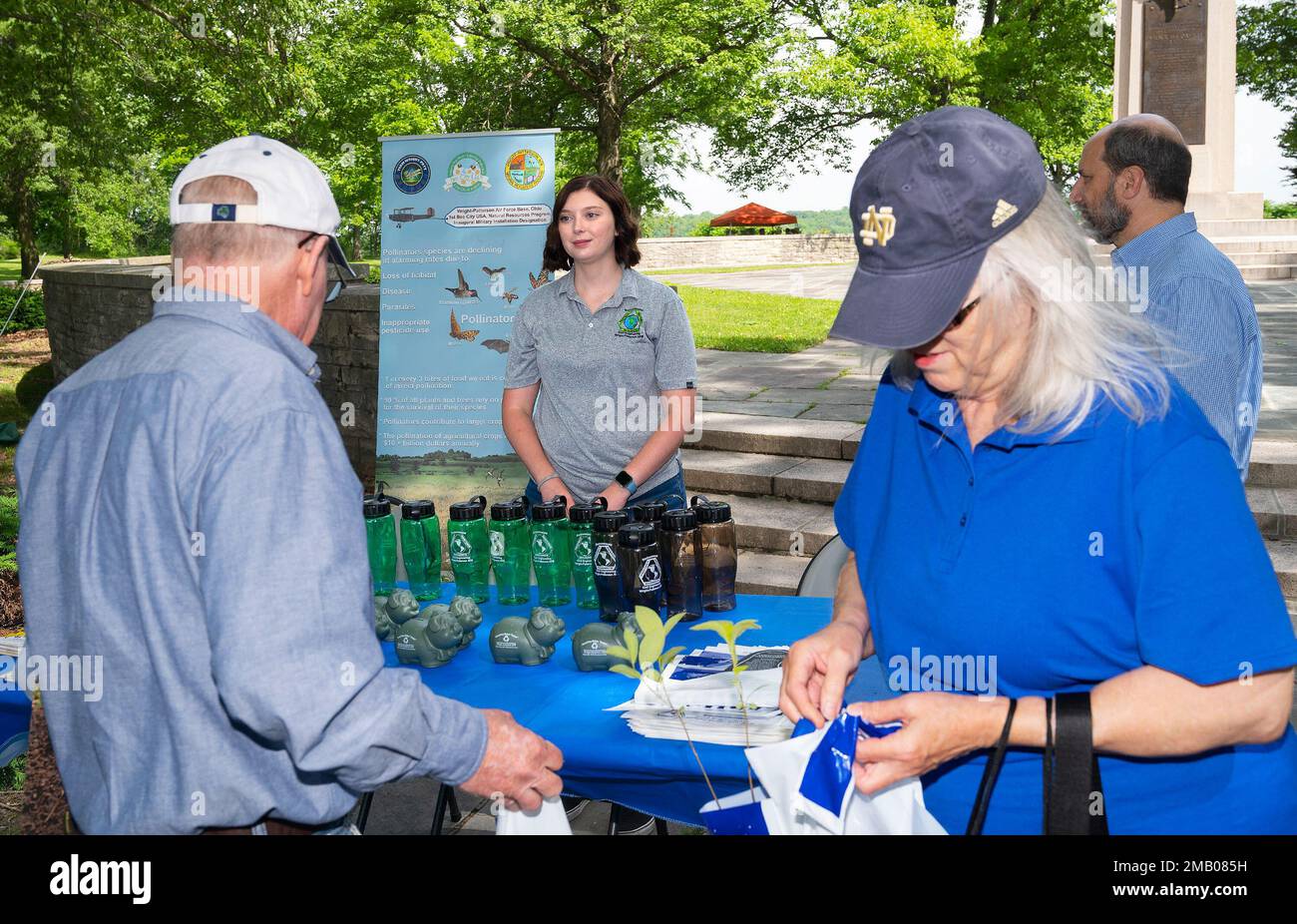 Harry Williams and Judy Swanson collect swag from the 88th Civil ...