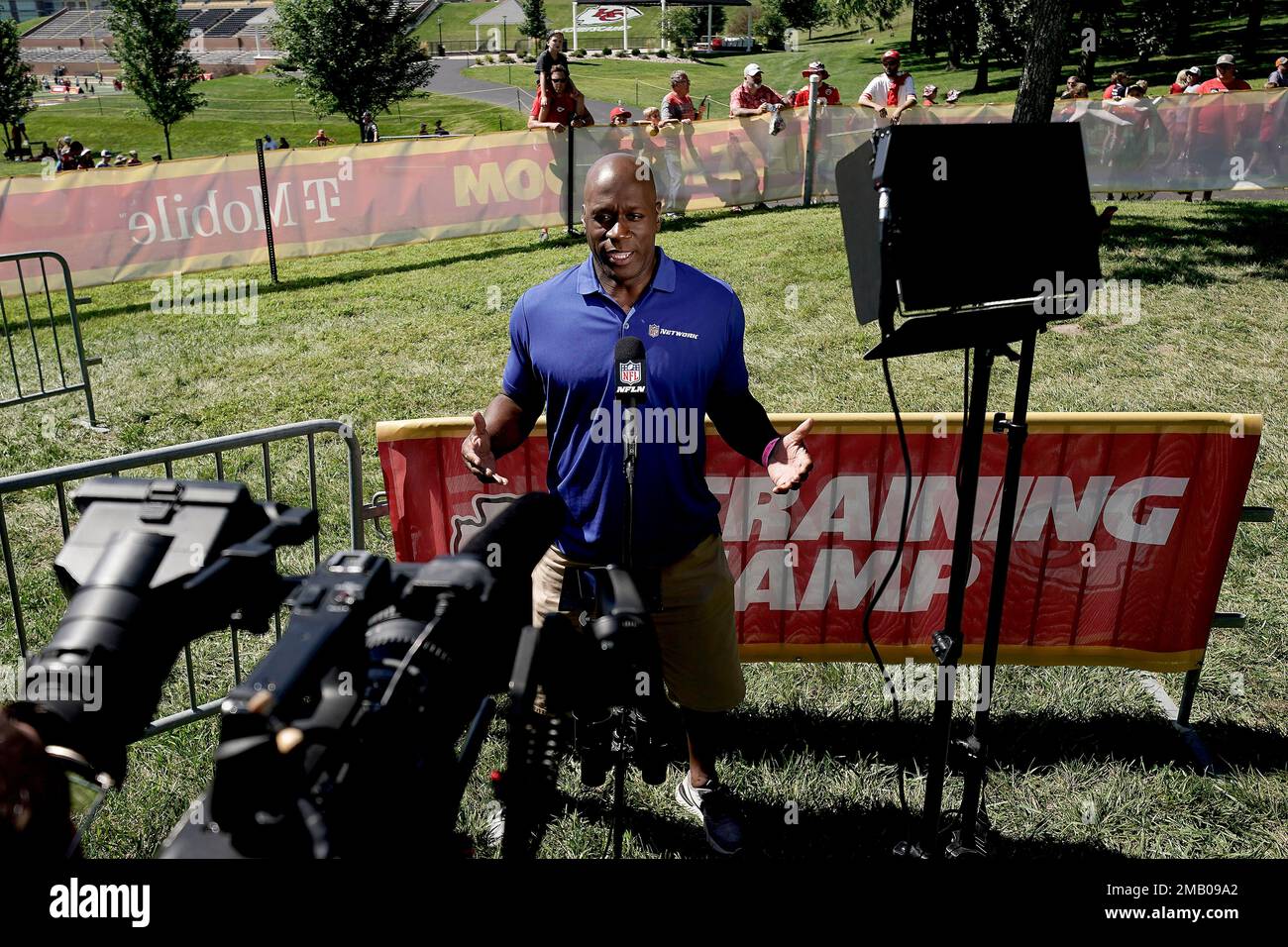 NFL reporter Jeffri Chadiha broadcasts from Kansas City Chiefs' NFL ...