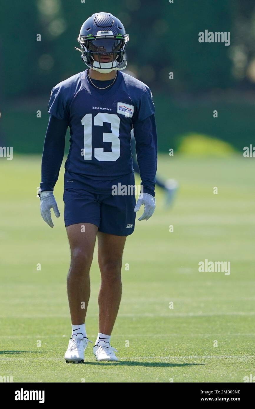 Seattle Seahawks wide receiver Aaron Fuller walks on the field during ...
