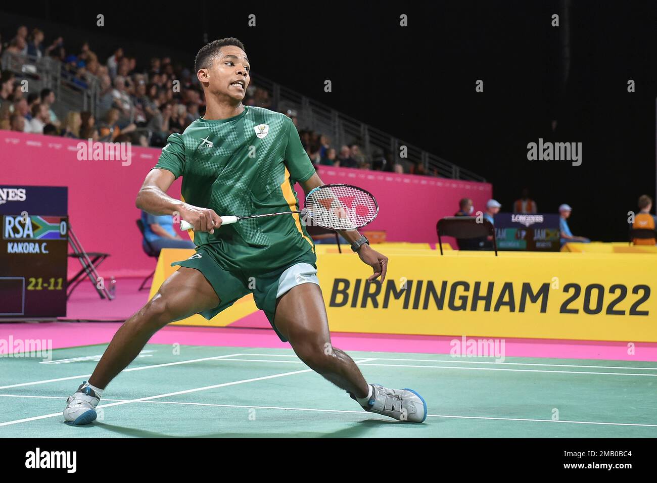 South Africa's Caden Kakora competes against Malaysia's Yong Tze NG ...