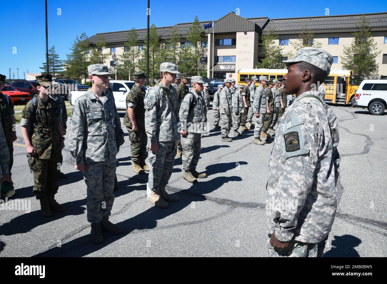 The Interior Alaska Junior Reserve Officer Training Corps visits 168th ...