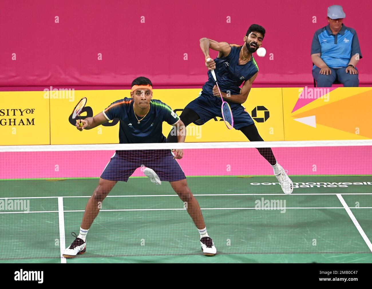 India's B. Sumeeth Reddy, right, and India's Chirag Chandrashekhar ...