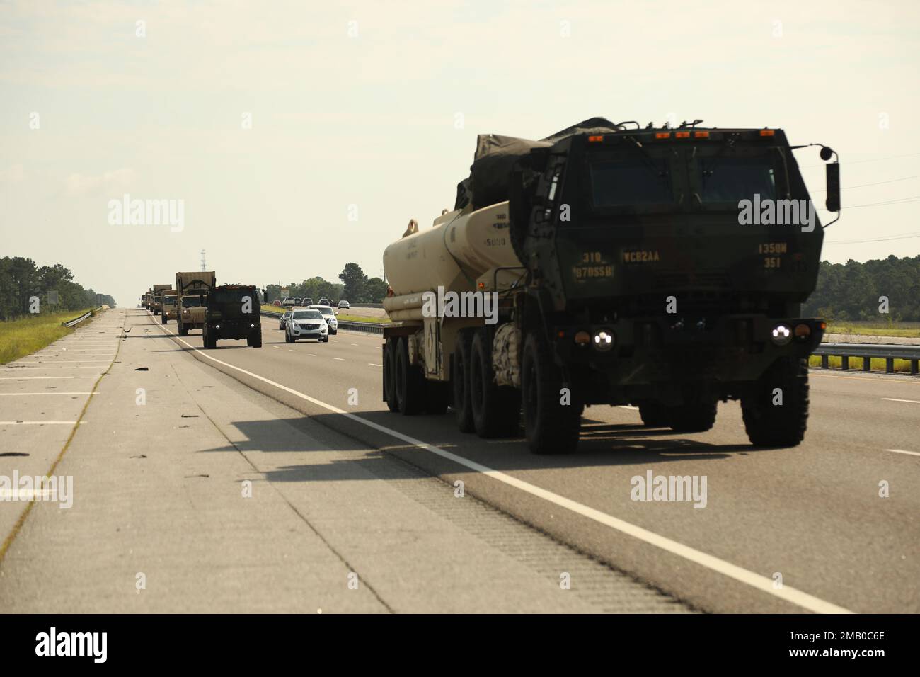 Soldiers with the 135th Quartermaster Company, Division Sustainment ...