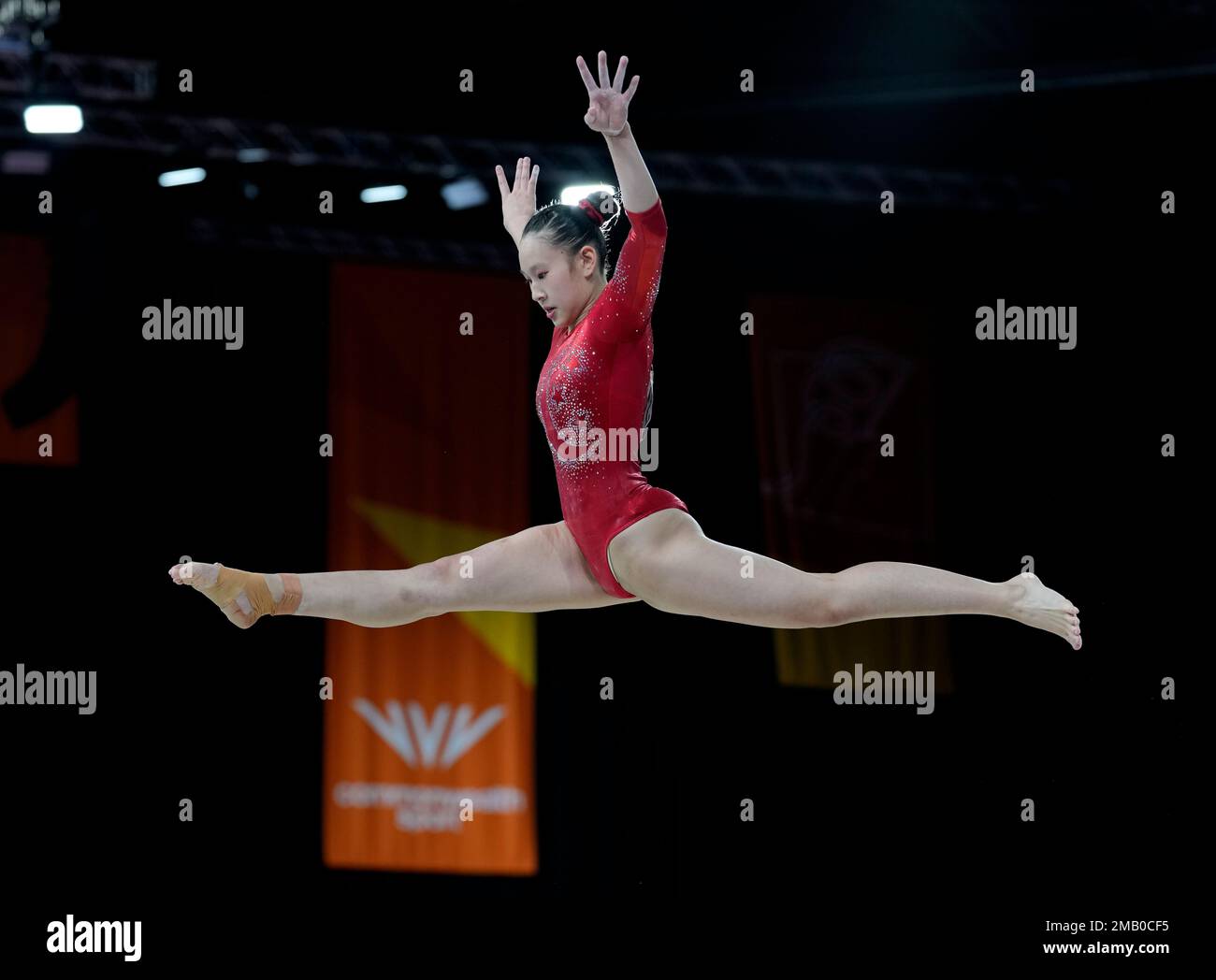 Singapore Kaitlyn Lim competes at balance beam during women's team ...