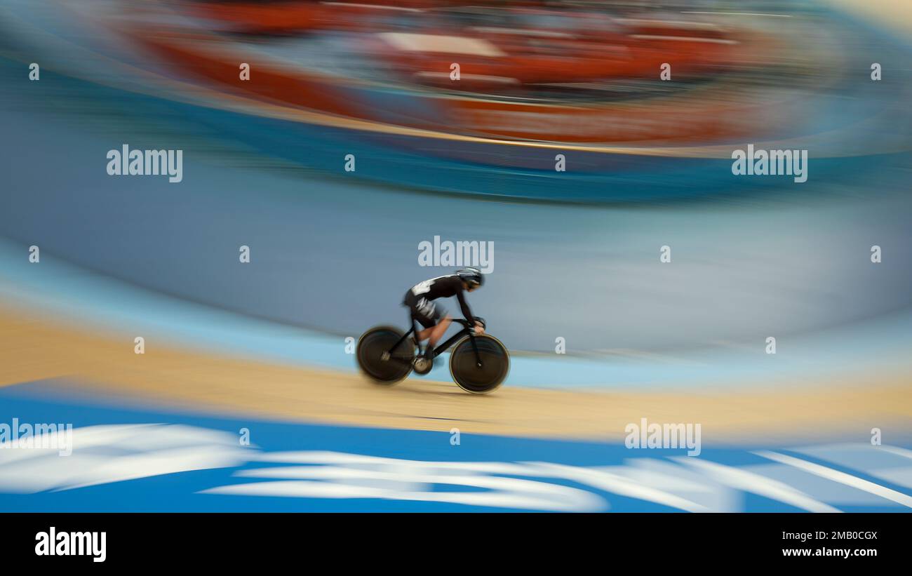 Rebecca Petch of New Zealand competes in women's sprint qualifying ...