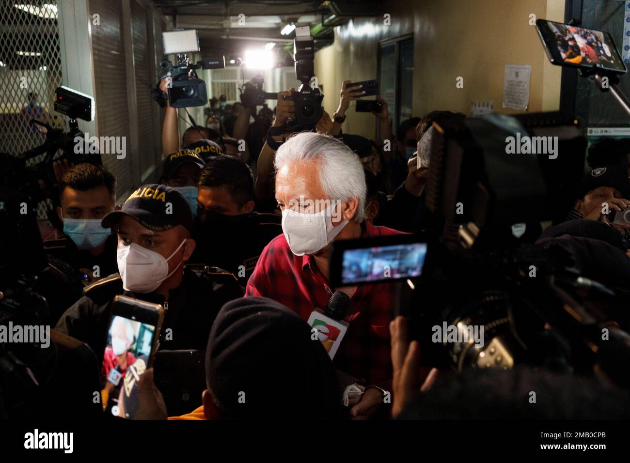 Guatemalan journalist Jose Ruben Zamora, president of newspaper El ...