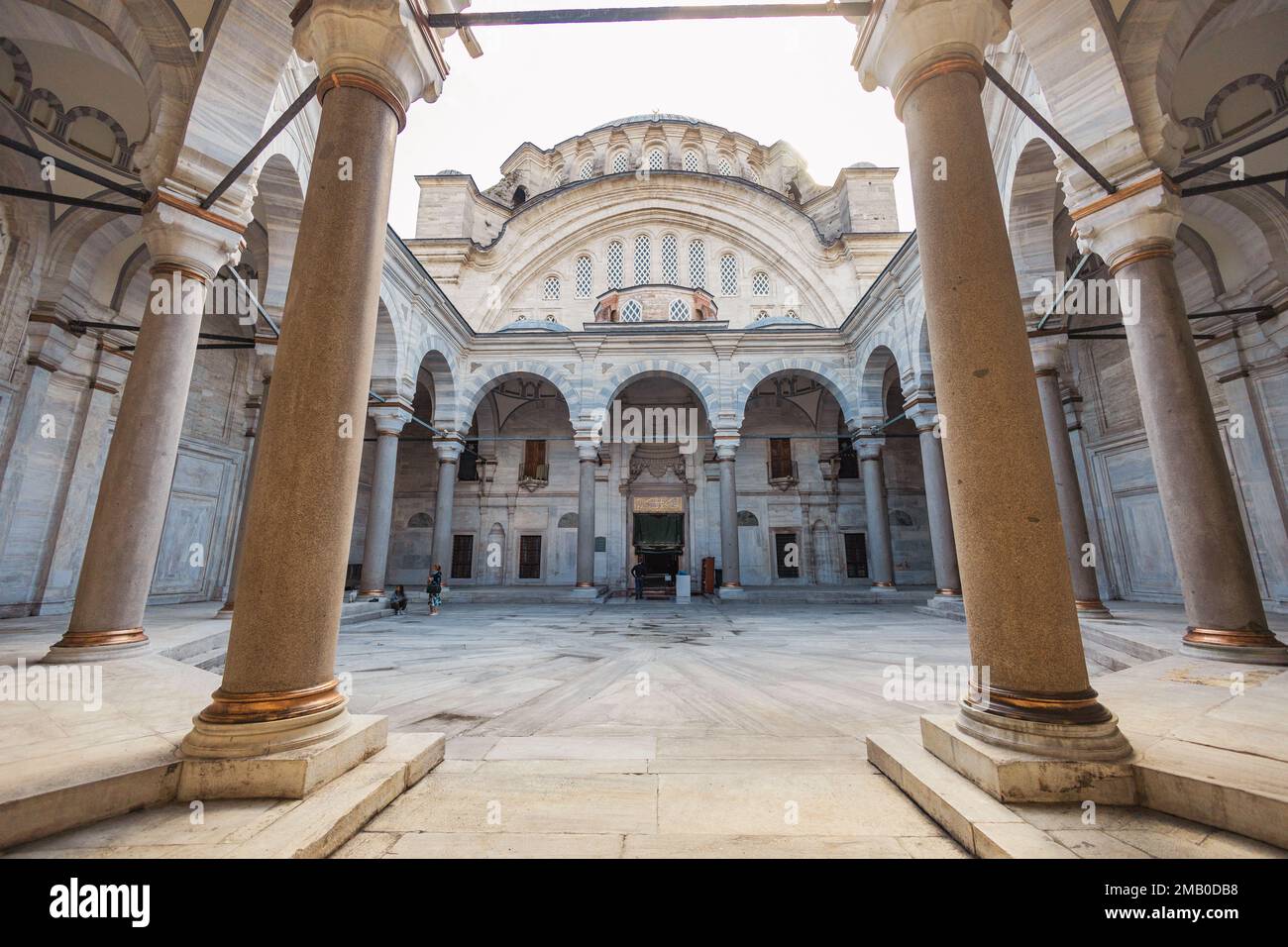 Courtyard of Bayezid II Mosque in Istanbul Stock Photo - Alamy