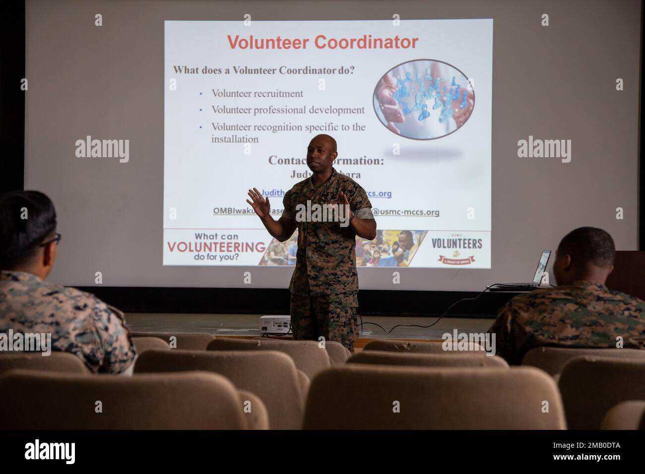 U.S. Marine Corps Capt. Melvin Jacobs, the creator and director of the ...