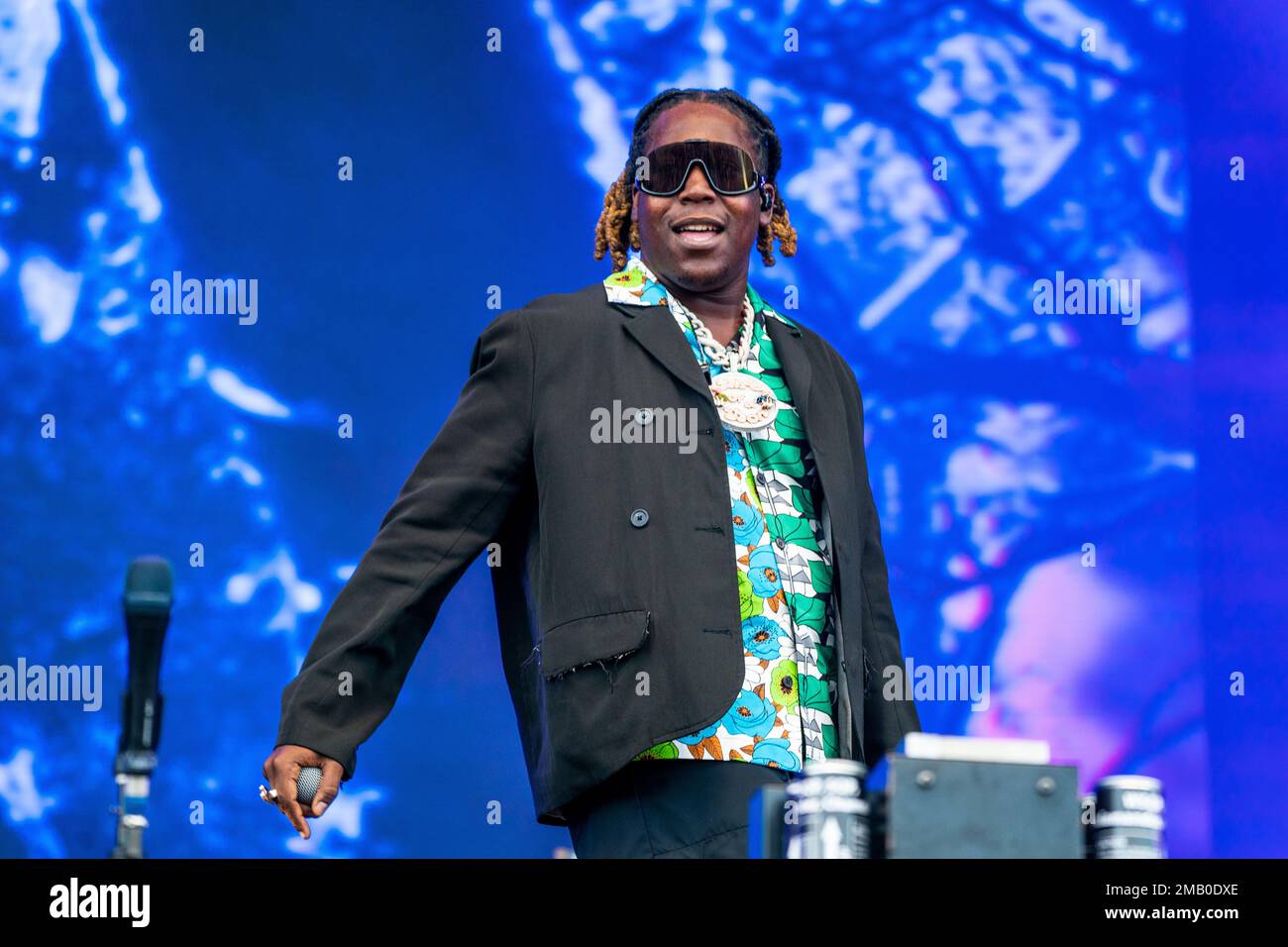 Don Toliver performs on day two of the Lollapalooza Music Festival on ...