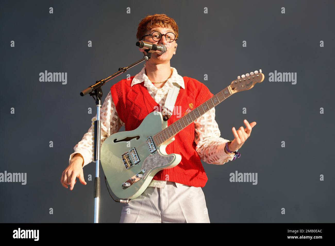 Dave Bayley of Glass Animals performs on day two of the Lollapalooza ...
