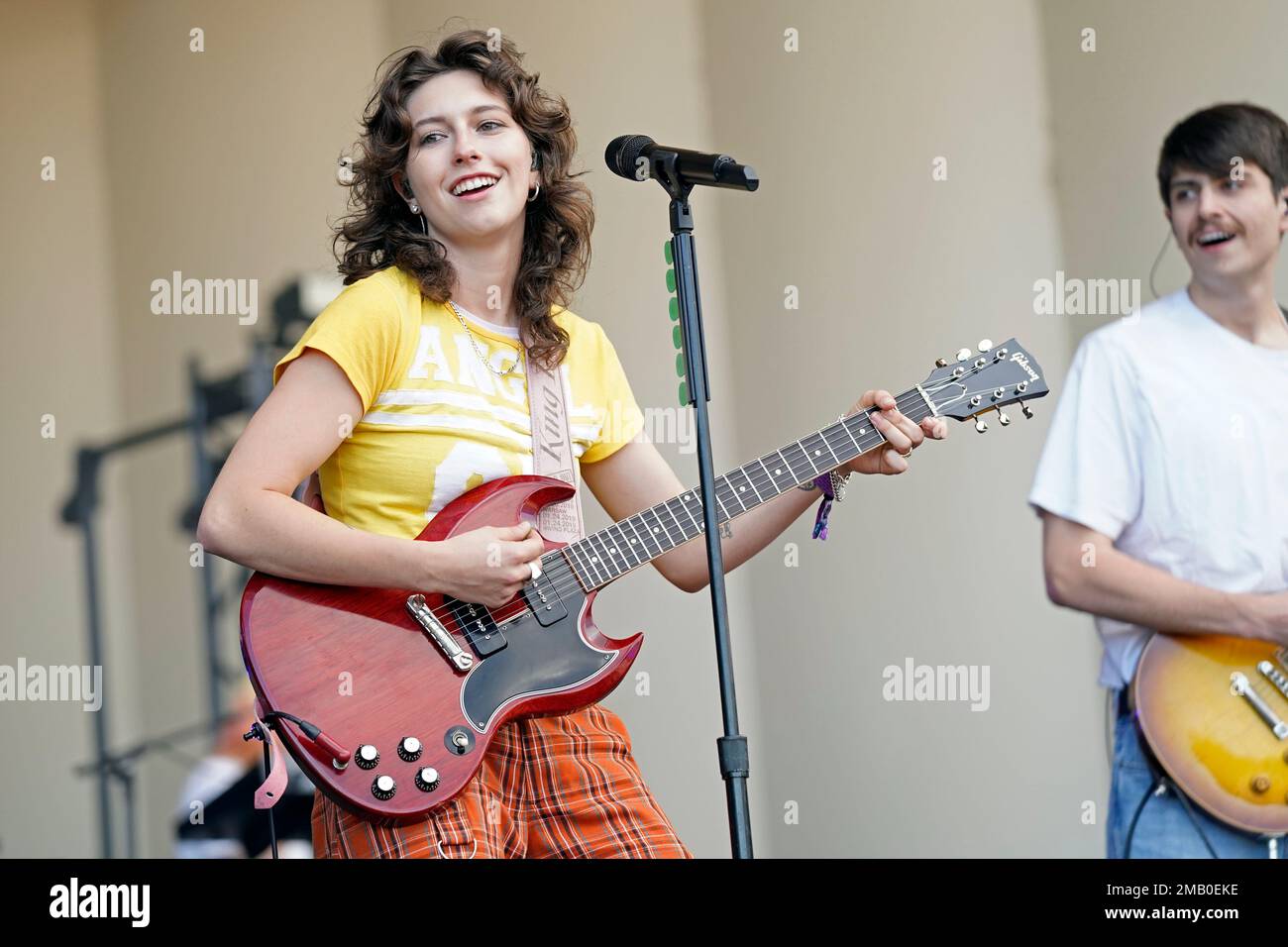 King Princess performs on day two of the Lollapalooza Music Festival on ...