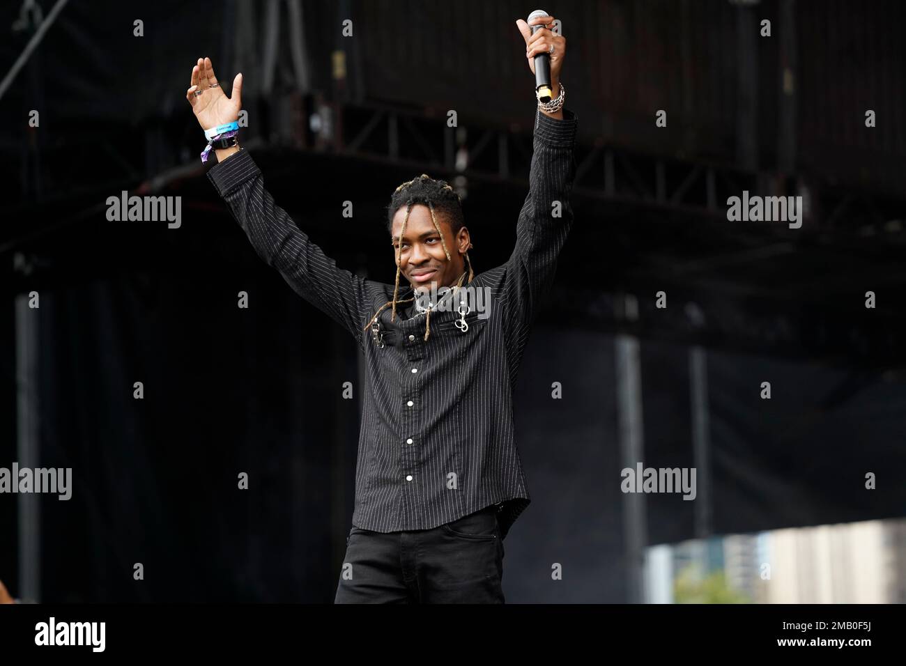 Jasiah performs on Day 2 of the Lollapalooza Music Festival, Friday ...
