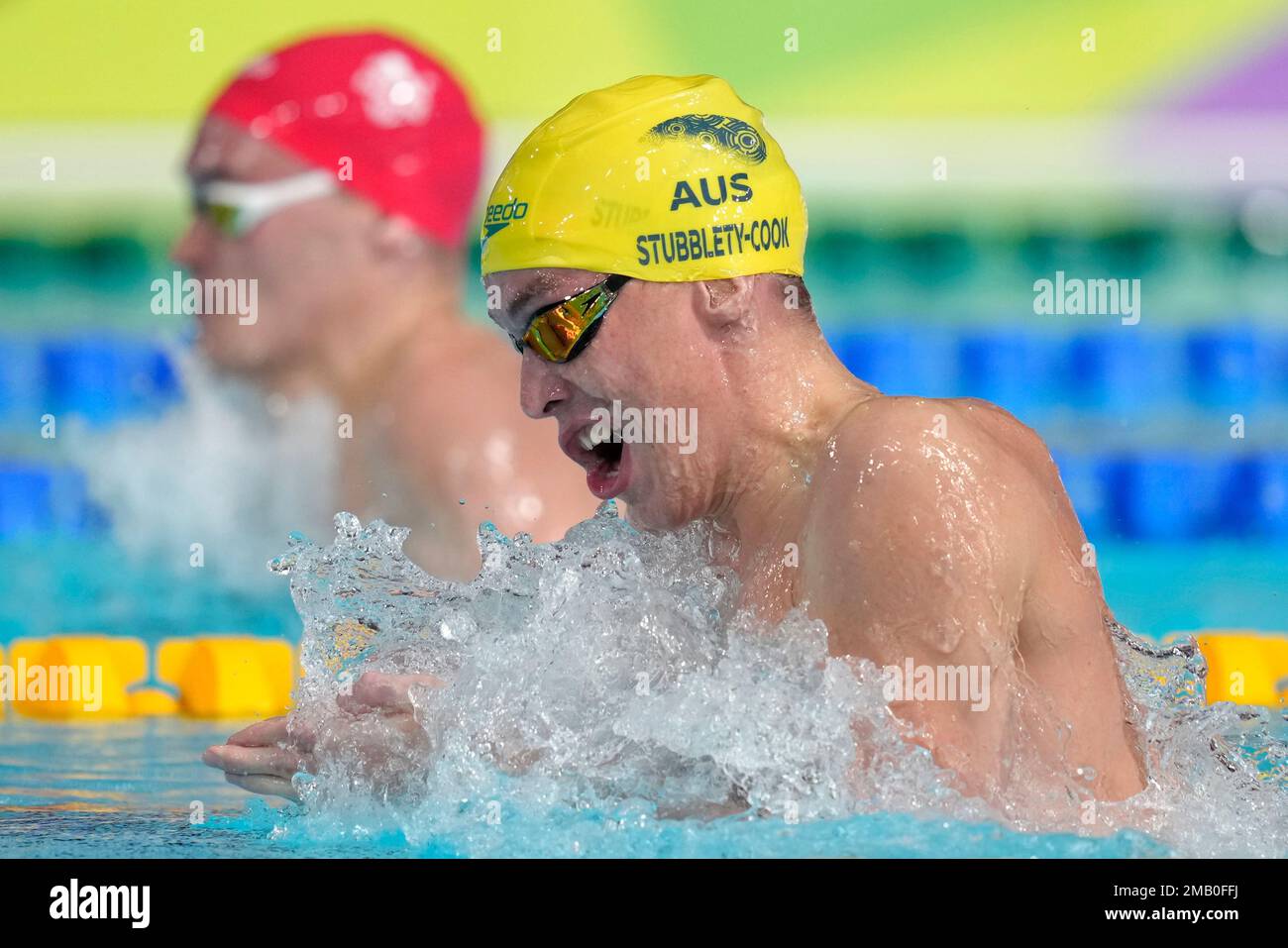 Zac Stubblety-Cook of Australia competes in in the Men's 200 meters ...