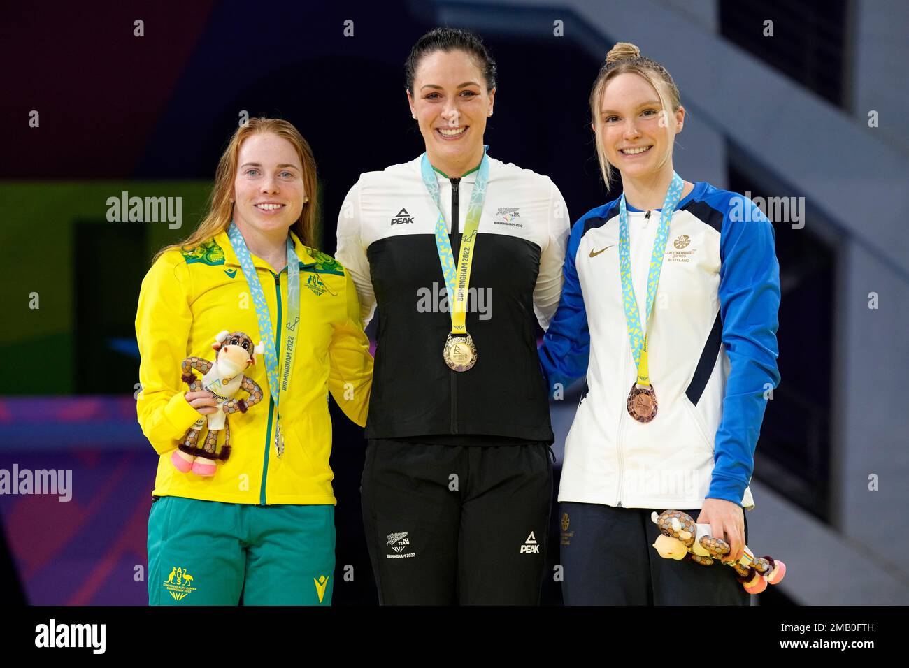 silver medalist Emily Beecroft of Australia, gold medalist Sophie ...