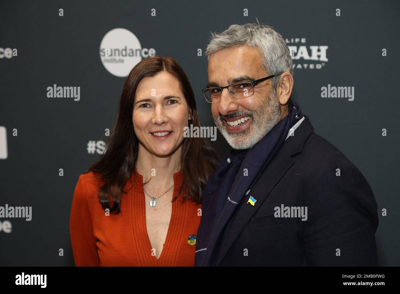 Park City, UT, USA. 19th Jan, 2023. Sophie Barthes, Andrij Parekh at ...