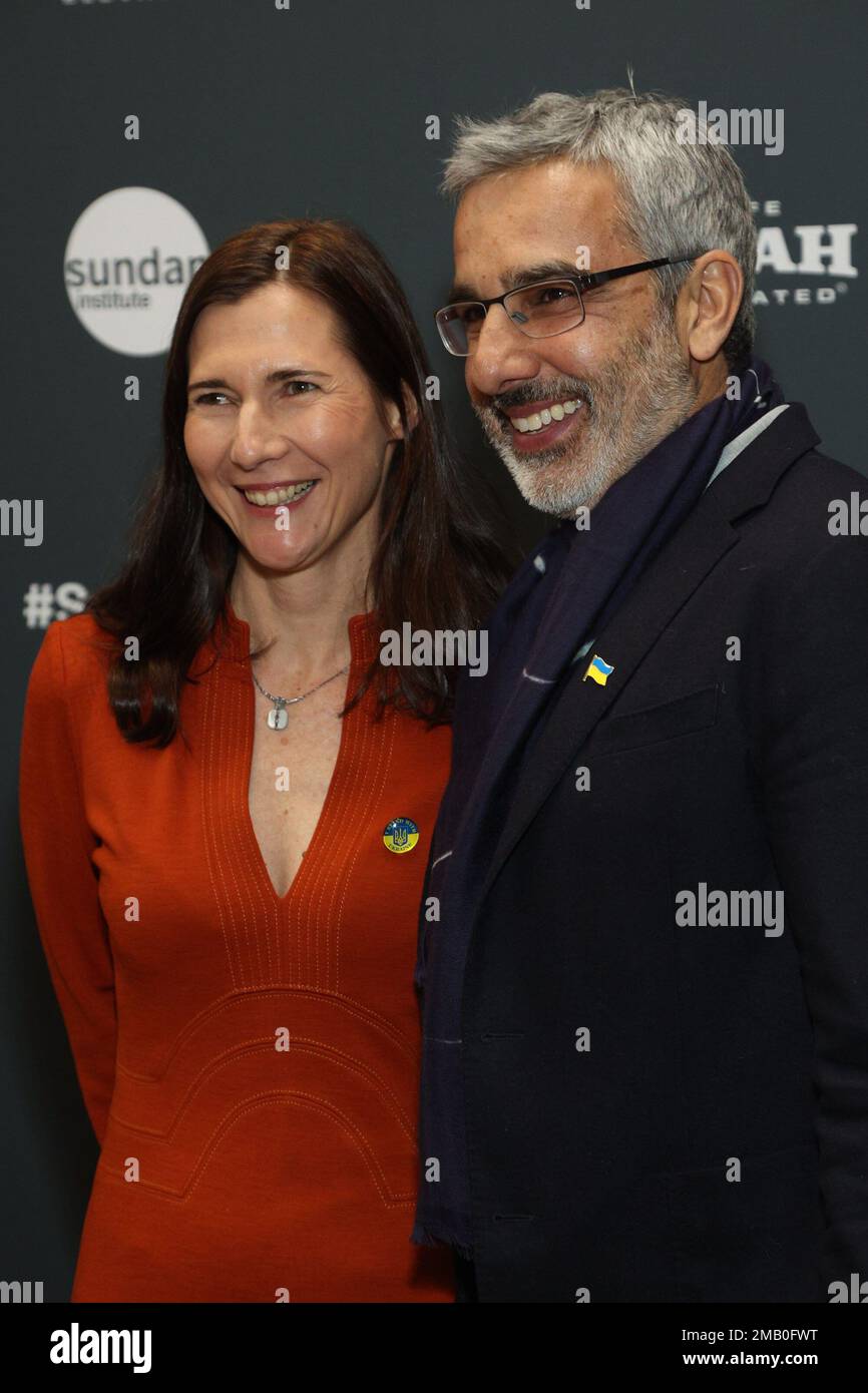 Park City, UT, USA. 19th Jan, 2023. Sophie Barthes, Andrij Parekh at ...